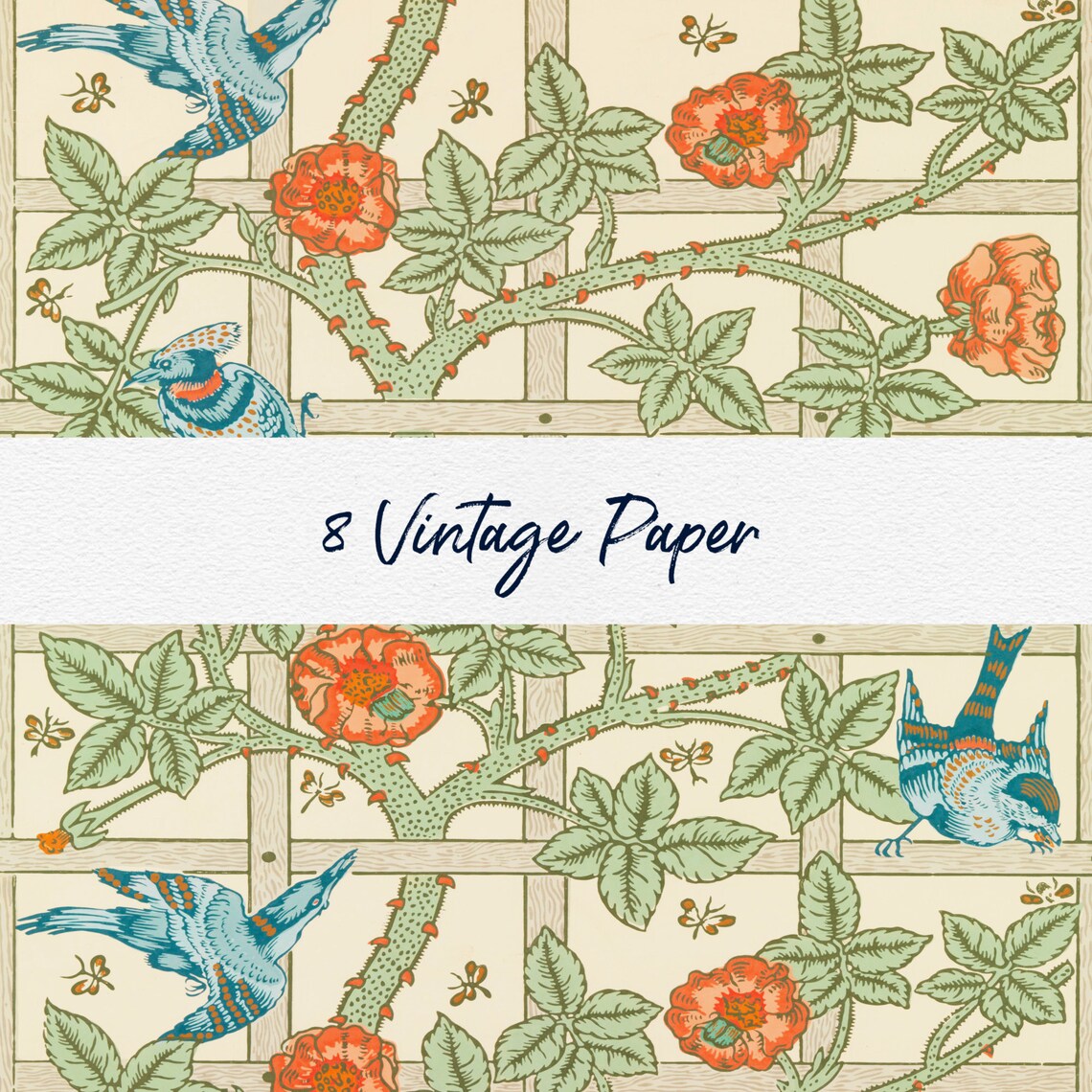 Vintage 1800's, Victorian Digital Background Paper Instant Download ...