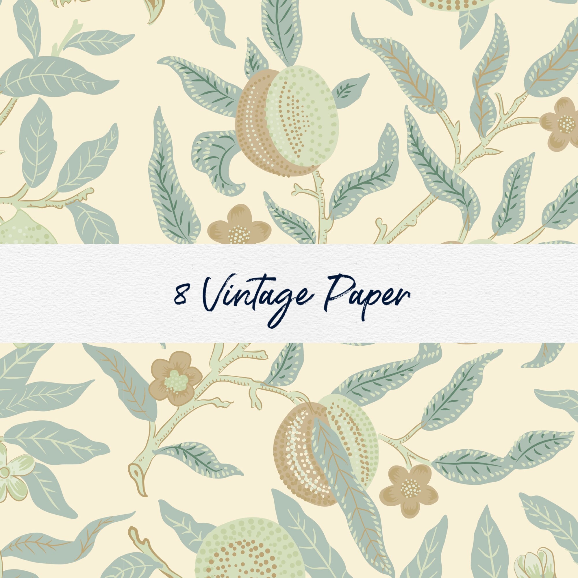 Vintage 1800's Victorian Digital Papers Instant | Etsy