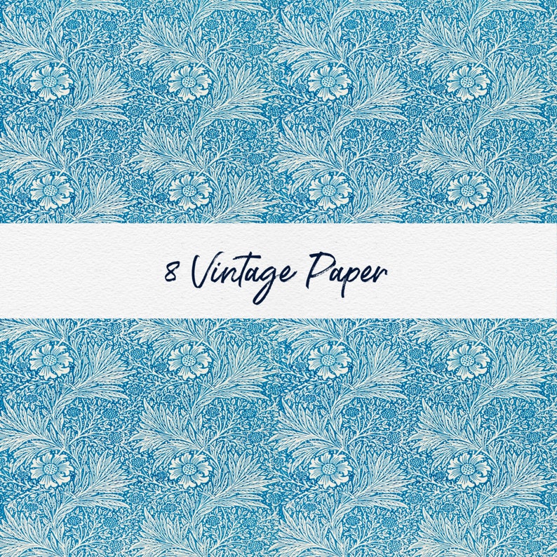 Vintage 1800's, Victorian Digital Papers, Instant Download, William ...