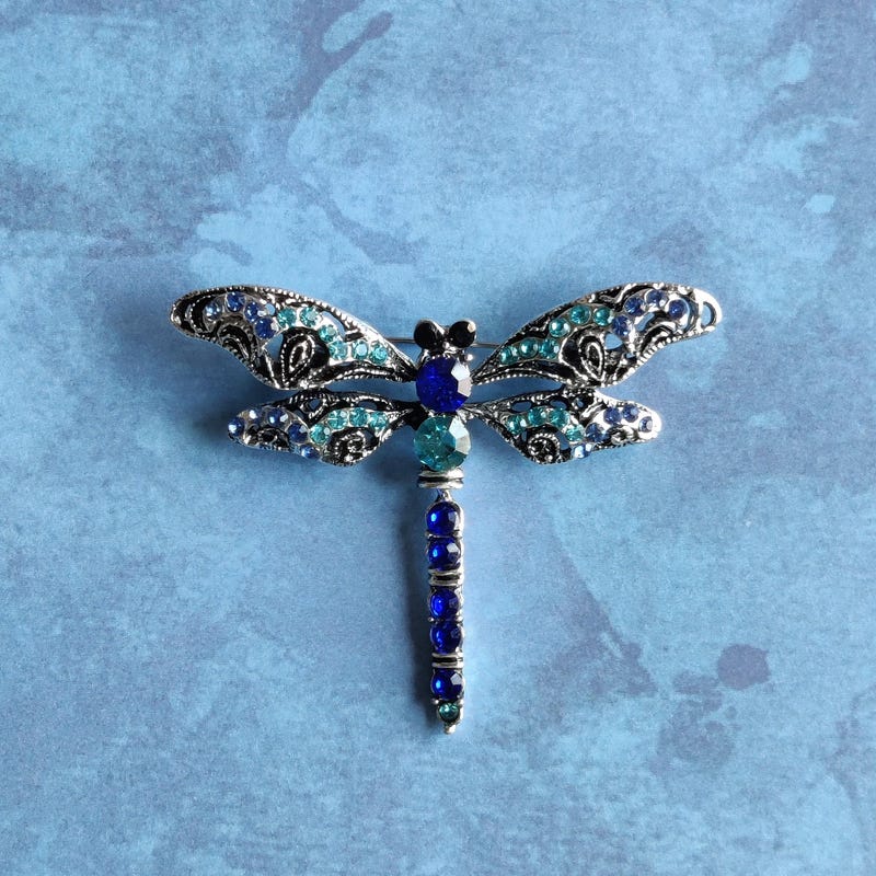 Dragonfly Brooch - Etsy