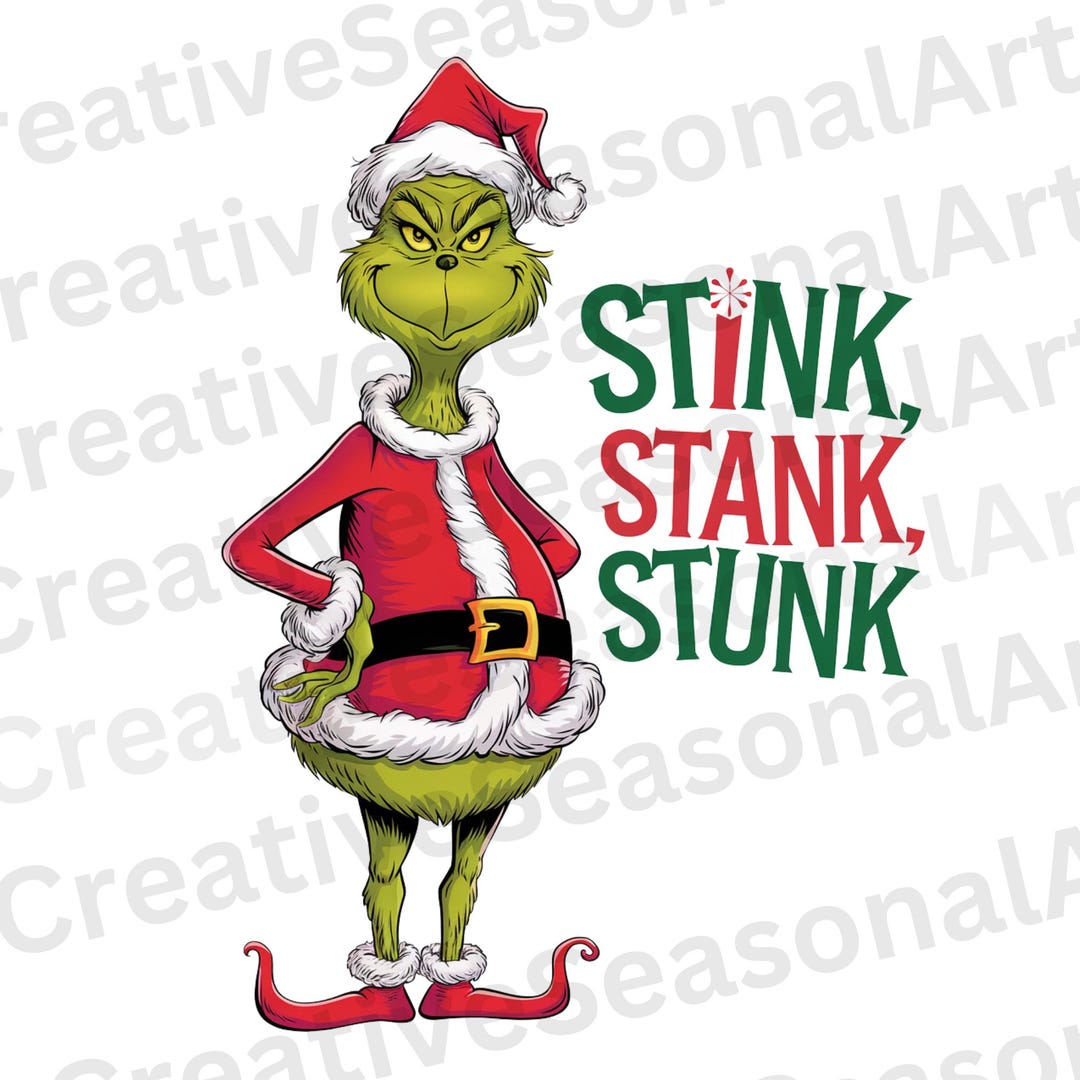 Grinch PNG Clipart Christmas Grinch JPG Grinch Character Design Instant ...