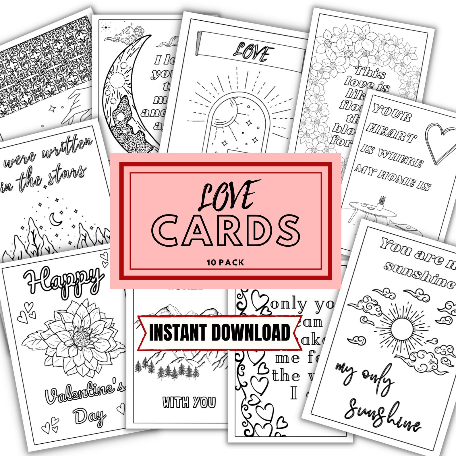 Printable Love Feel Good Cards to Brighten Someone's Day | 10 ...