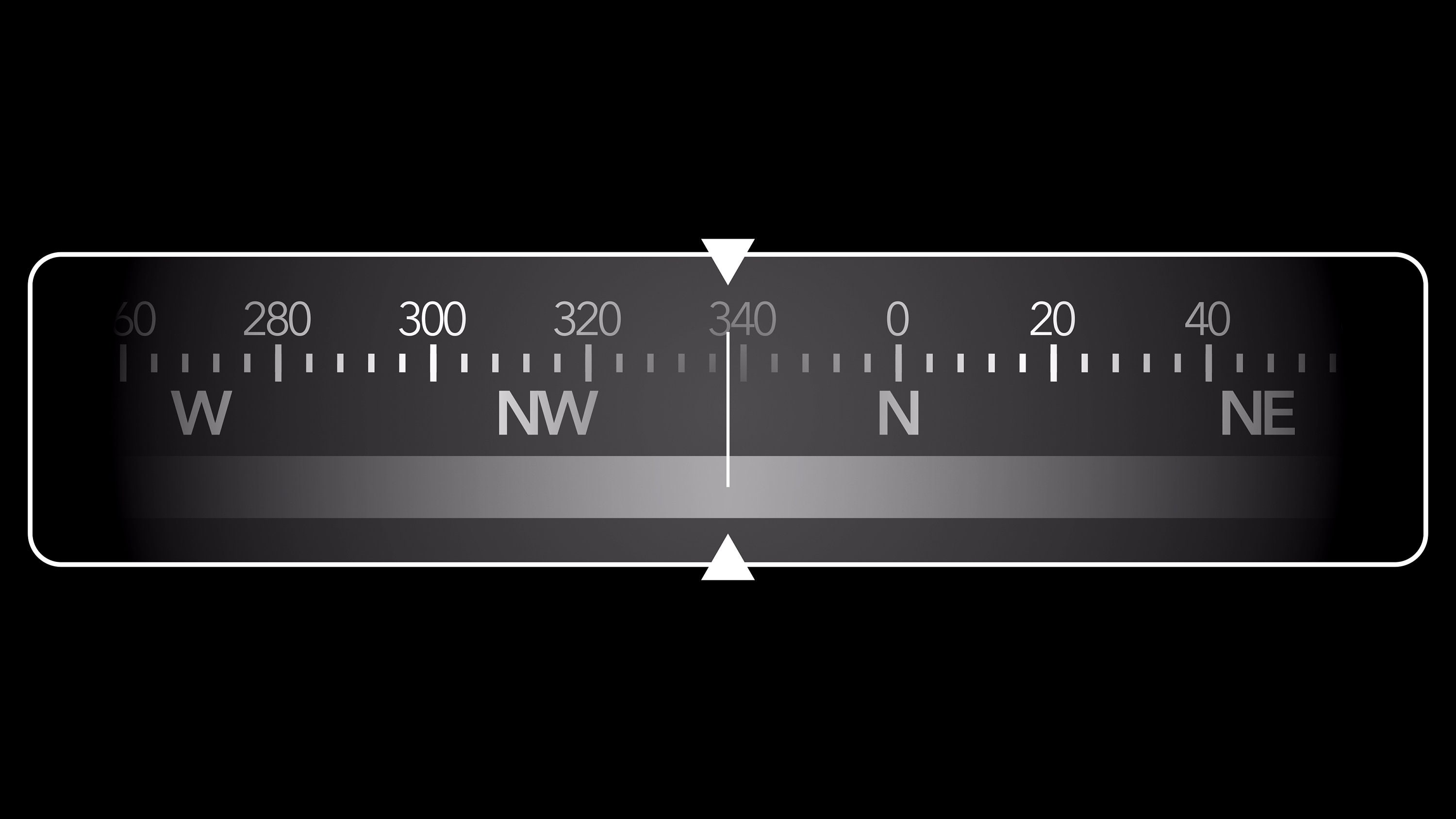 HUD UI Animated Element Linear Compas 4K - Etsy