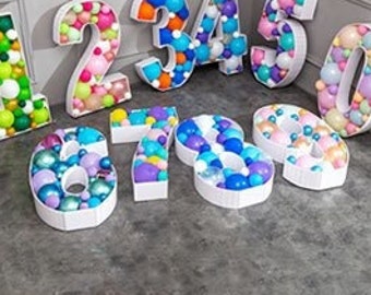 Large Cut Out Number - Etsy