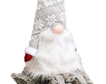Lighted Gnome Tree Topper - Etsy