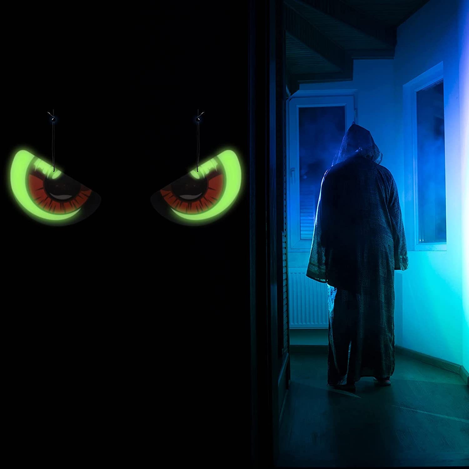 Glowing Red Eyes In The Dark