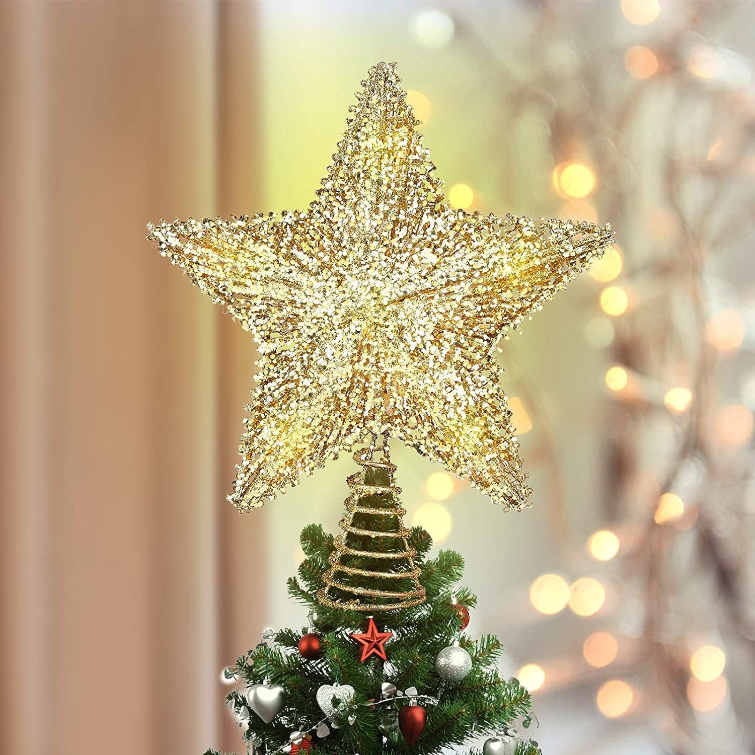 Lighted Christmas Tree Toppers