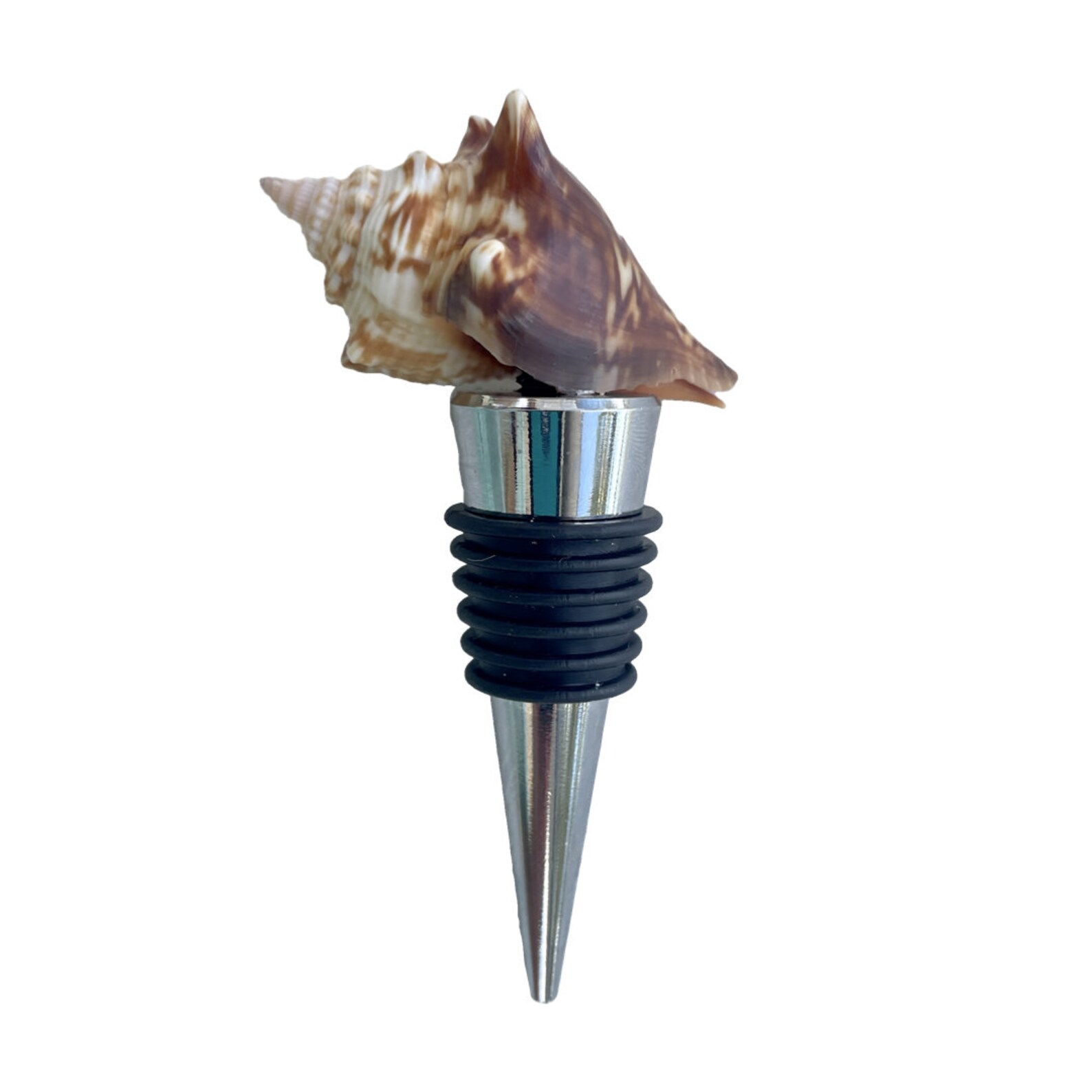 Shell Stopper. Handmade One-of-a-kind Marco Island Seashell Bottle ...