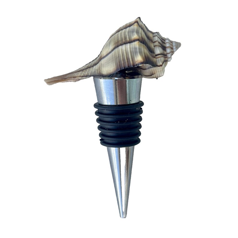 Shell Stopper. Handmade One-of-a-kind Marco Island Seashell Bottle ...