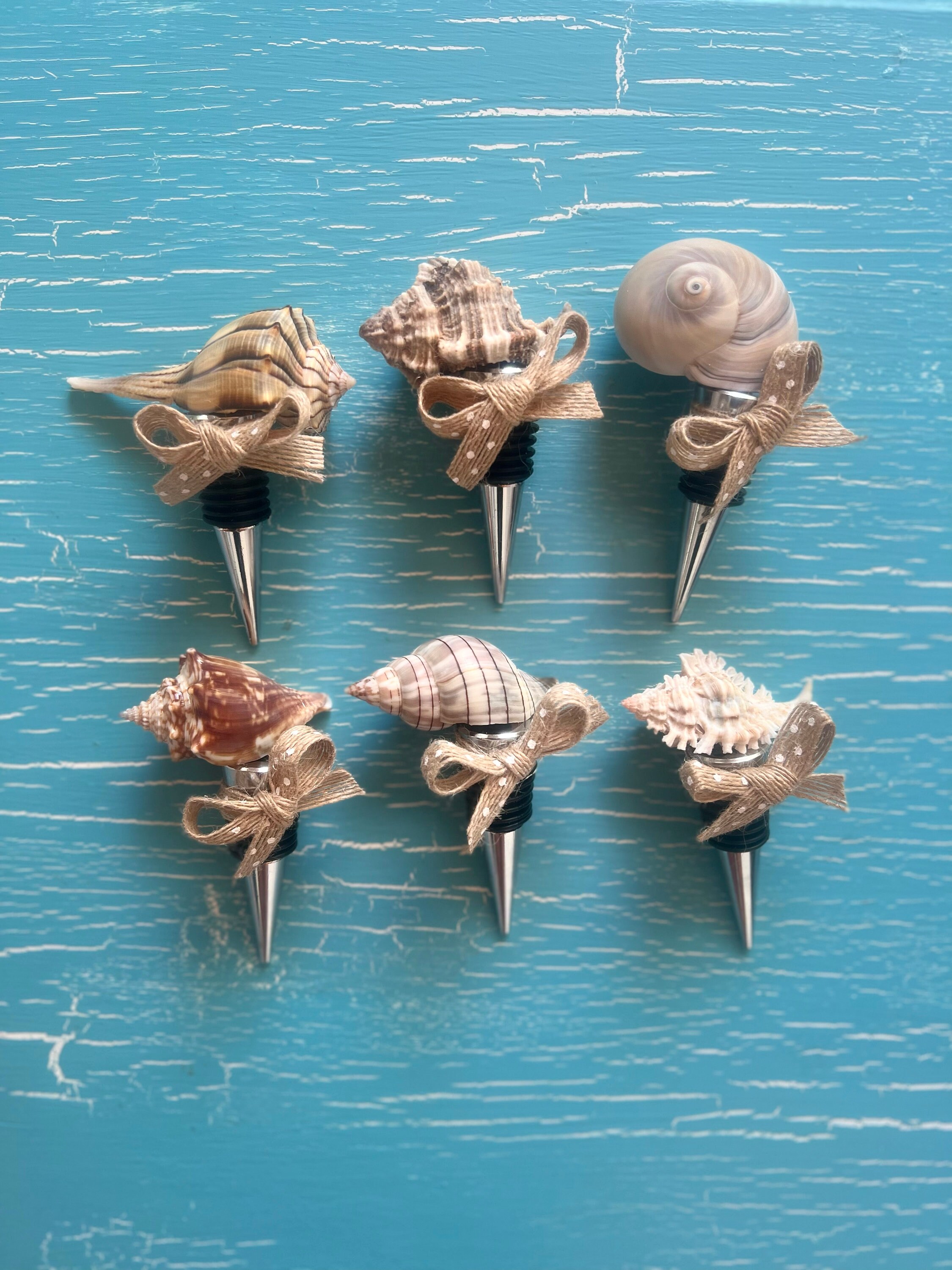 Shell Stopper. Handmade One-of-a-kind Marco Island Seashell Bottle ...