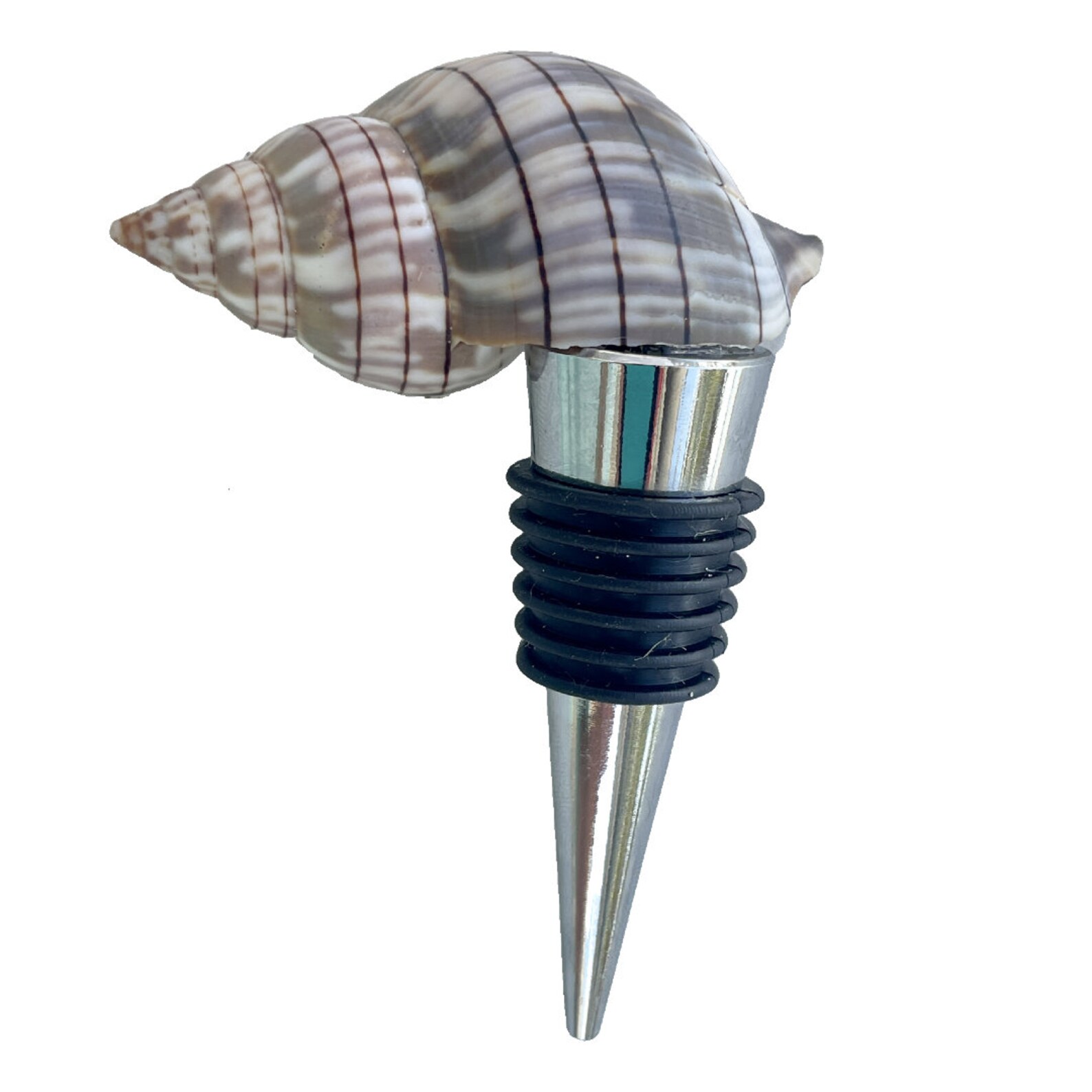 Shell Stopper. Handmade One-of-a-kind Marco Island Seashell Bottle ...