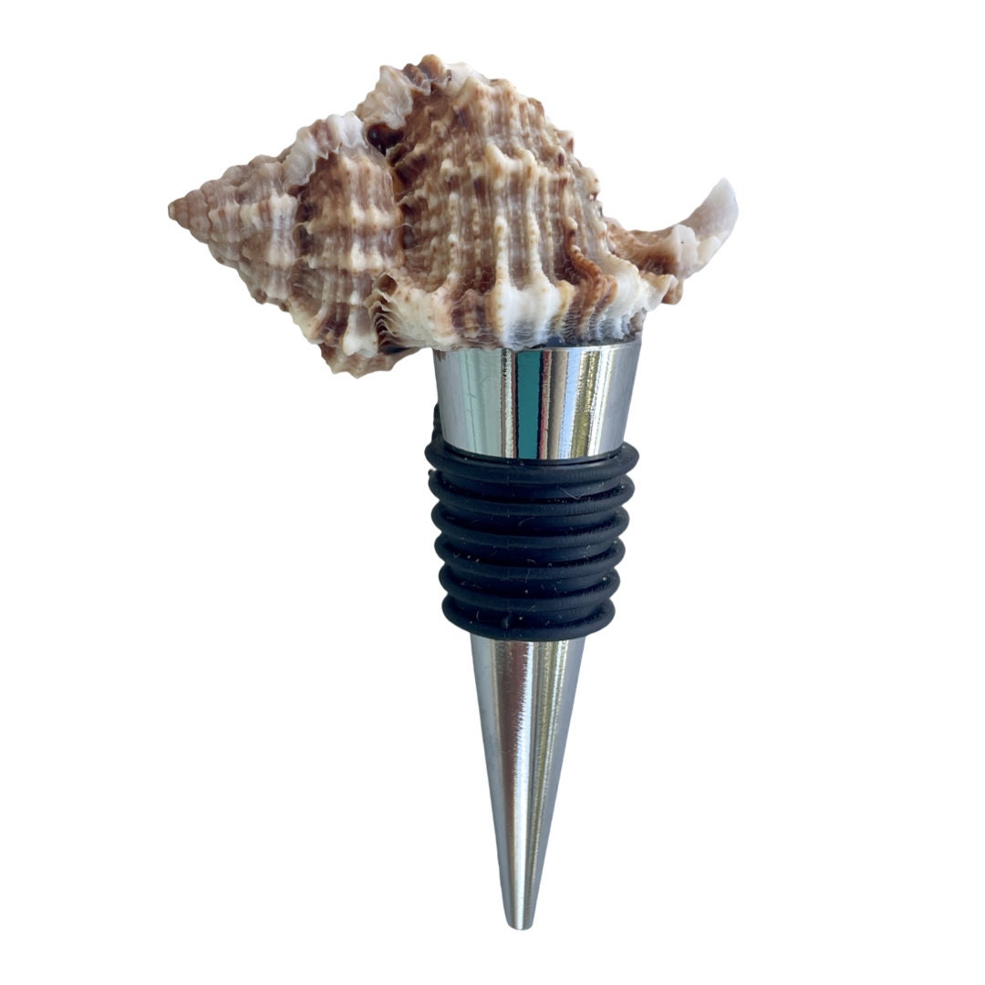 Shell Stopper. Handmade One-of-a-kind Marco Island Seashell Bottle ...