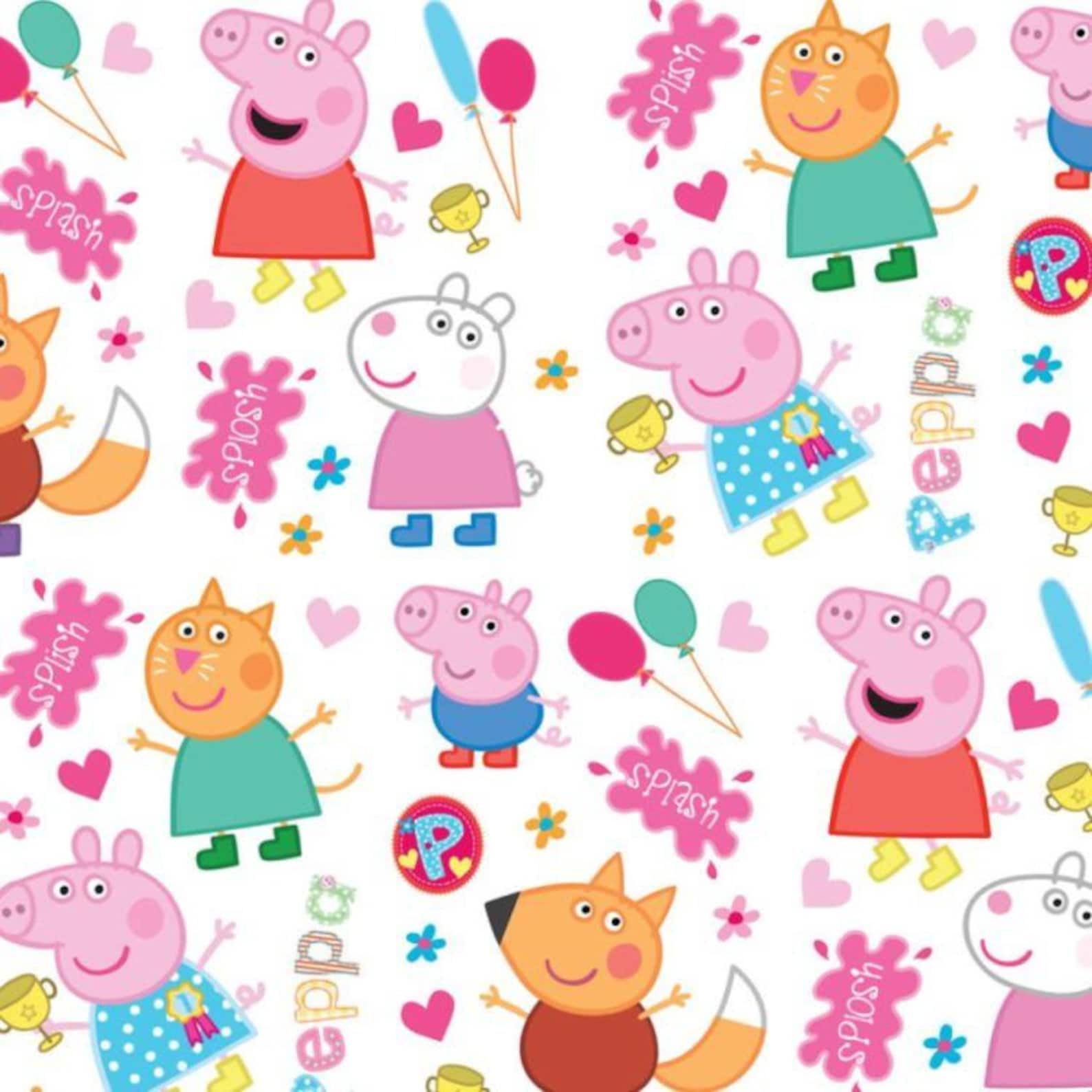 Peppa Pig Pattern Seamless Tileable Repetitive Pattern - Etsy