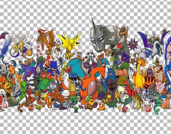 Pikachu Friends Png - Etsy