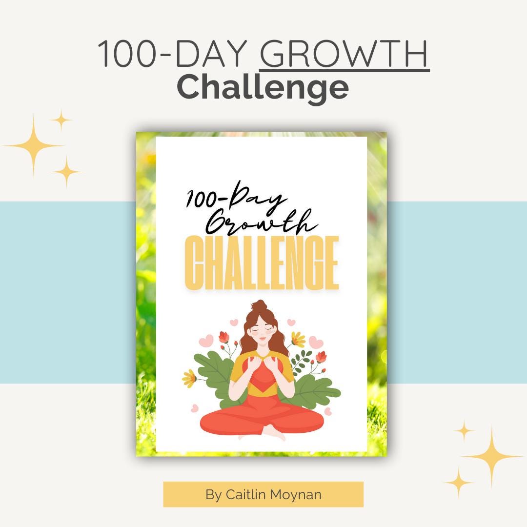 100-day Growth Challenge Printable | Step Out of Comfort Zone, Build ...