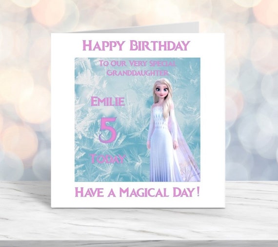 Frozen Birthday Wording
