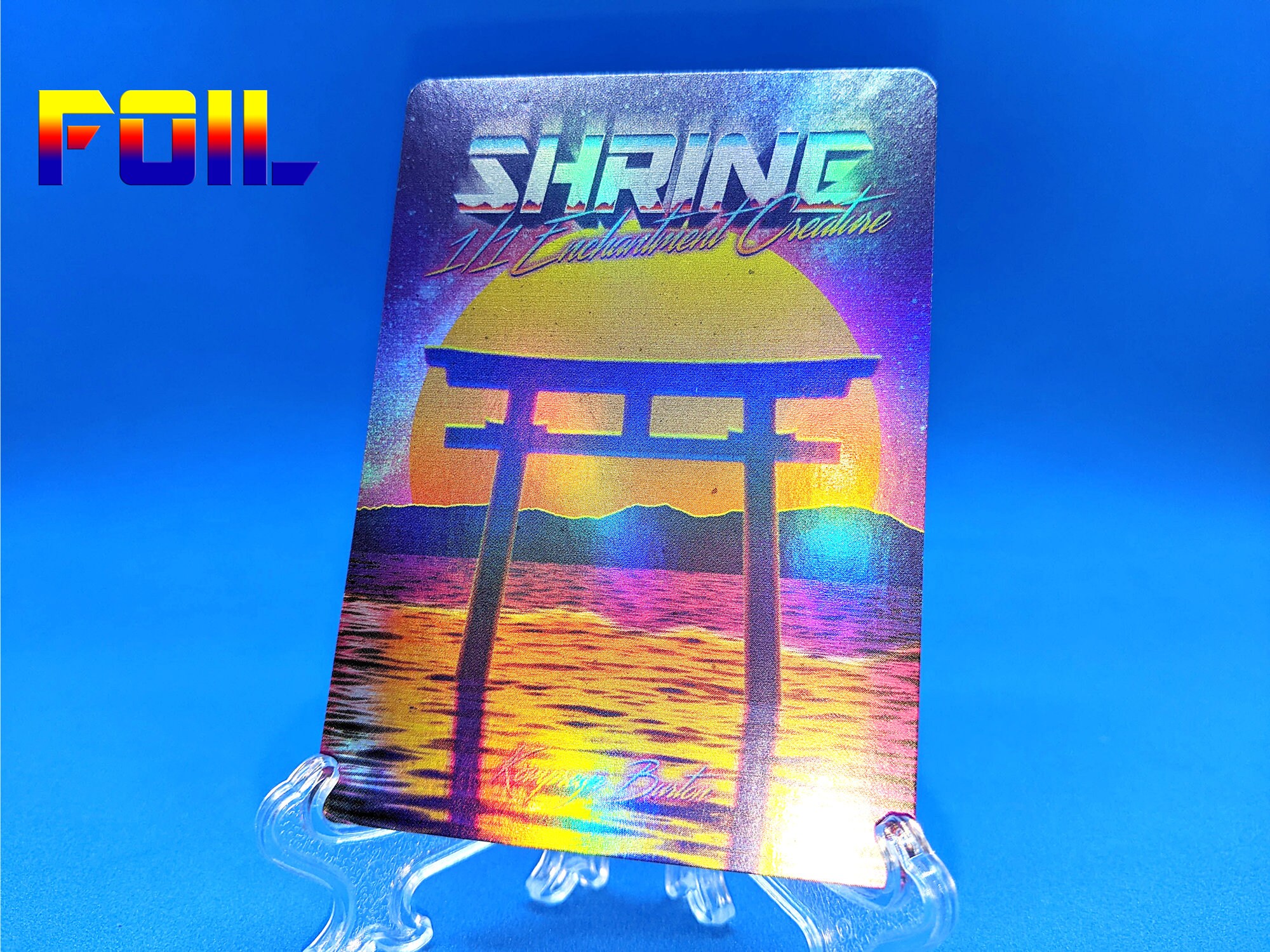 Outrun Shrine Token - Etsy