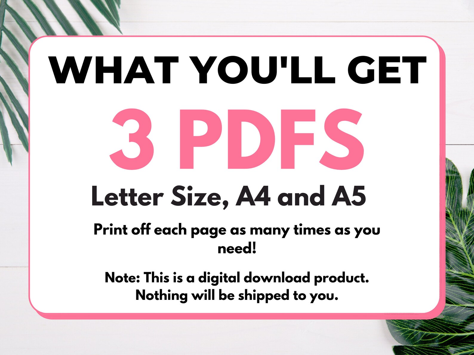 Kpop Daily Planner Pages Digital Download (letter Size, A4, A5 ...