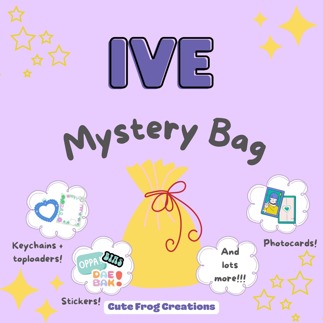 IVE Mystery Grab Bag - IVE Bias Packs - Custom Kpop Goodie Bags - Great ...