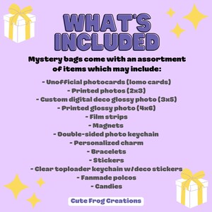 IVE Mystery Grab Bag - IVE Bias Packs - Custom Kpop Goodie Bags - Great ...