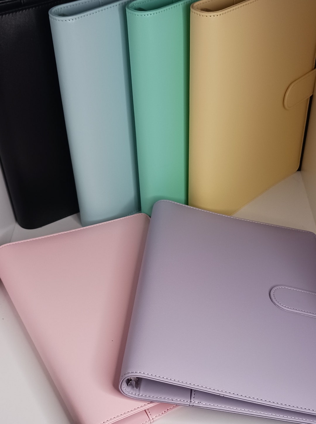 A5 K-pop Photocard Binder DIY Deco Kit: PU Leather Album W/pages ...