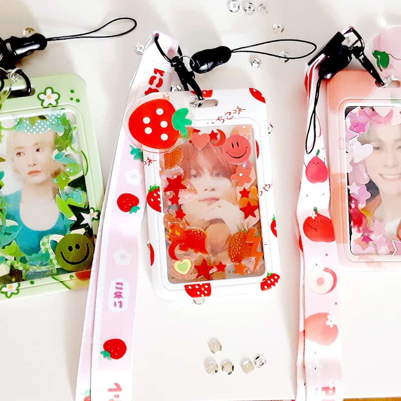 Strawberry Photocard Holder - Etsy