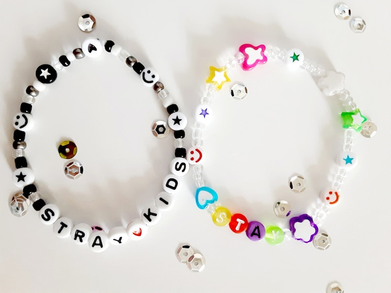 Stray Kids Bead Bracelet Custom Kpop Bias Jewelry - Etsy