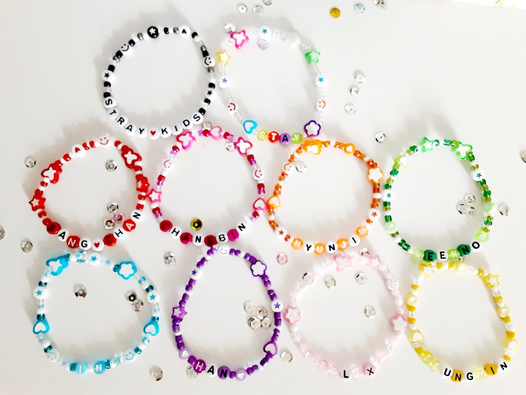 Stray Kids Bead Bracelet - Custom Kpop Bias Bracelets - Custom ...