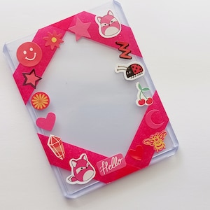 Custom Deco Toploaders for Kpop Photocards - Cute Decorated Photo ...