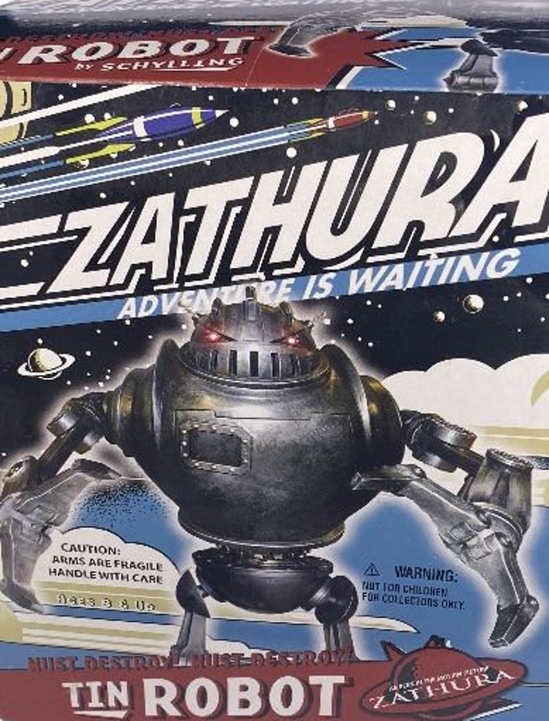 ZATHURA Roboter Blech Mit Aufzug Limitiertes Sammlerobjekt Von 2005 - Etsy