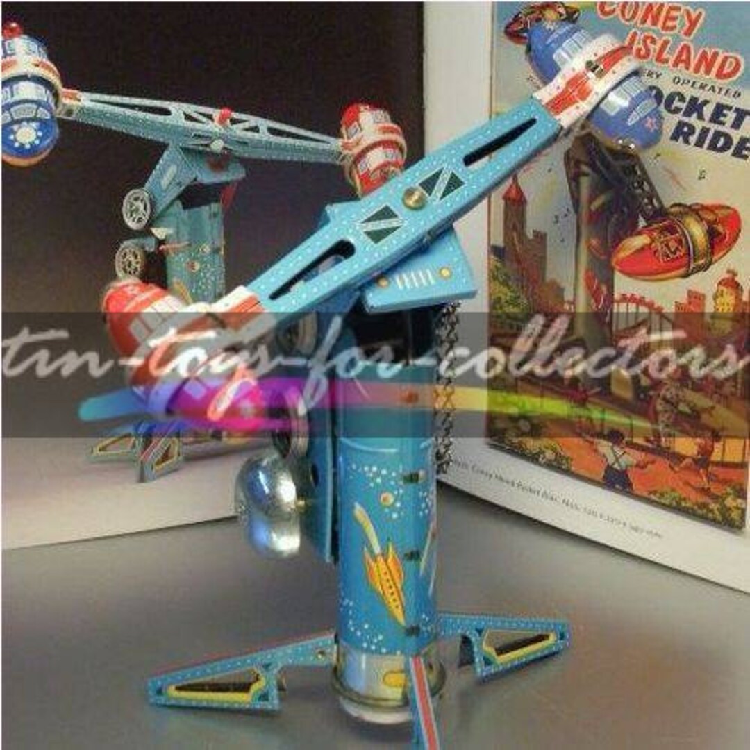 Cony Island Rocket Ride Space Toy Blechdose Lithographiert - Etsy