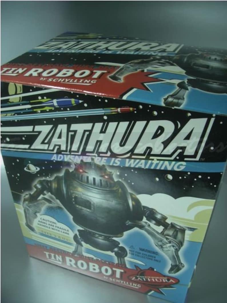 ZATHURA Roboter Blech Mit Aufzug Limitiertes Sammlerobjekt Von 2005 - Etsy