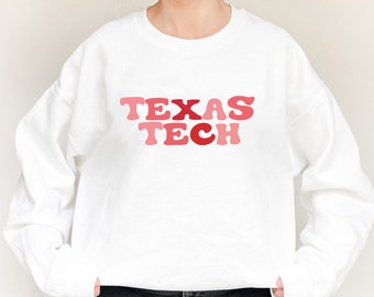Texas Tech Sweatshirt - Etsy