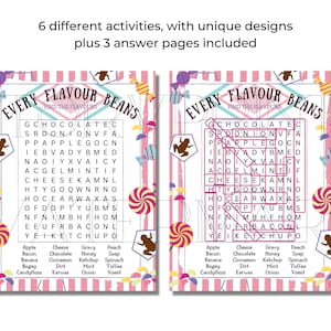 HP Wizard Party Games | Printable Digital Download | Dukes Sweet Shop ...