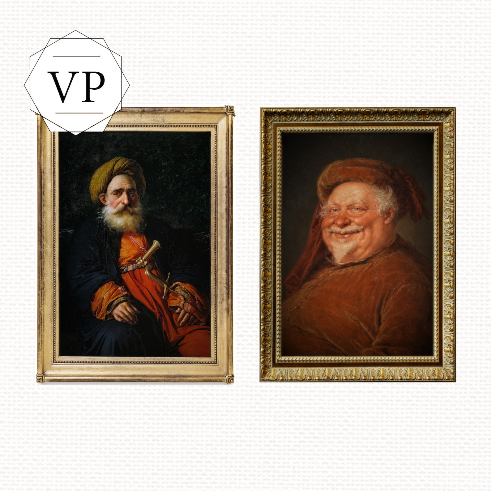 Wizard Portraits With Frames SET OF 8 Magical Party Harry - Etsy