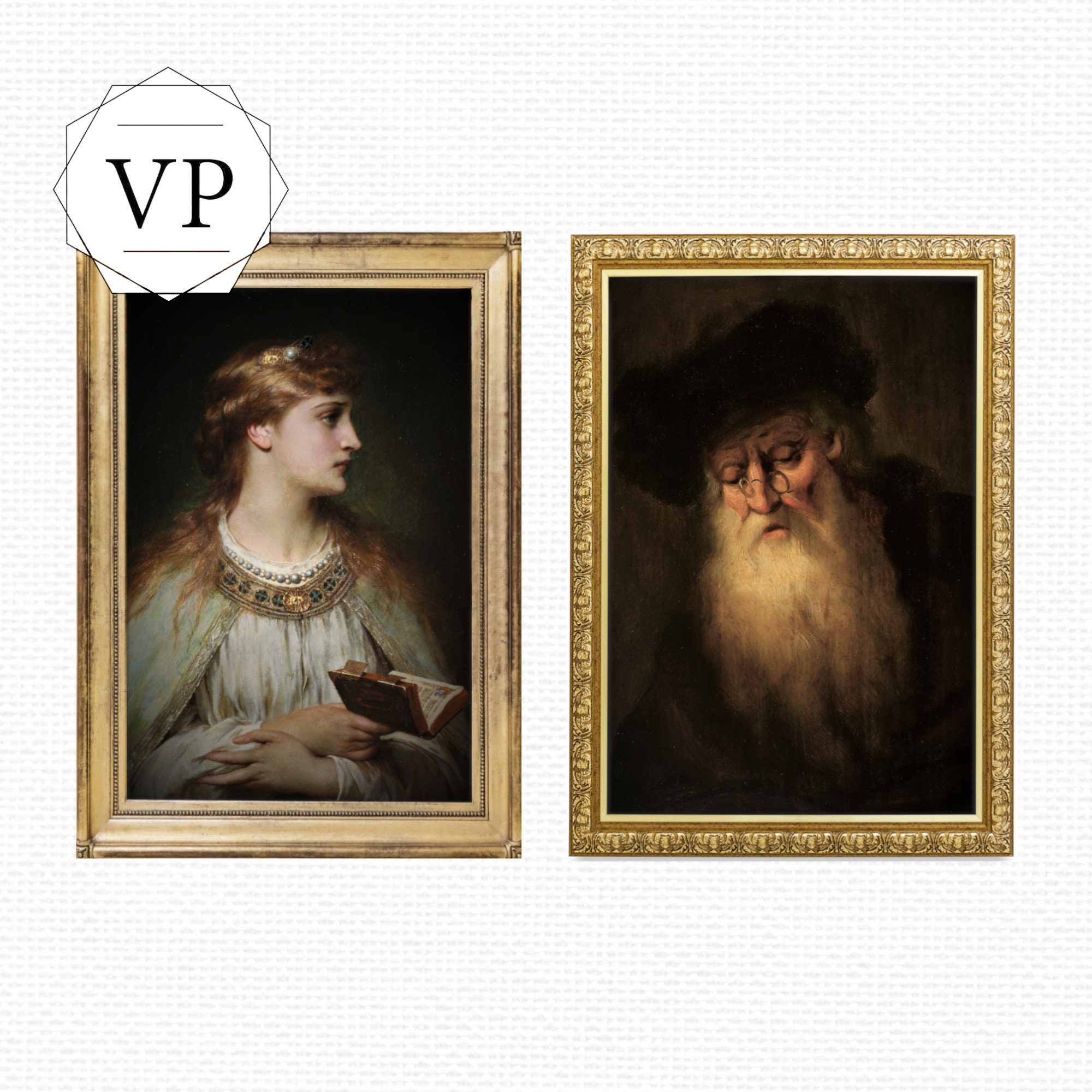 Wizard Portraits With Frames SET OF 8 Magical Party Harry - Etsy
