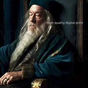 Headmaster Portrait | With / Without Printable Frame | Magical Party ...