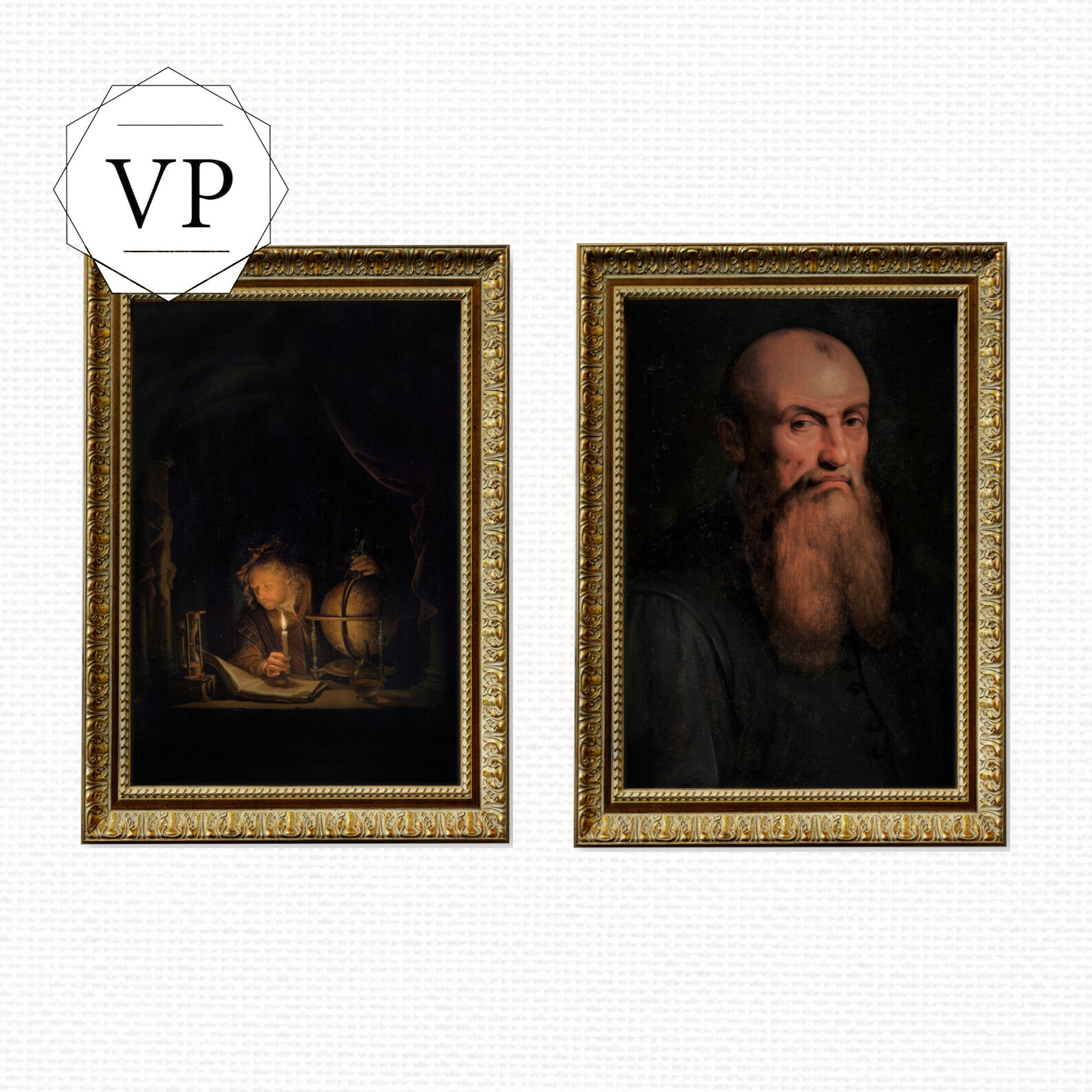 Wizard Portraits With Frames SET OF 8 Magical Party Harry - Etsy
