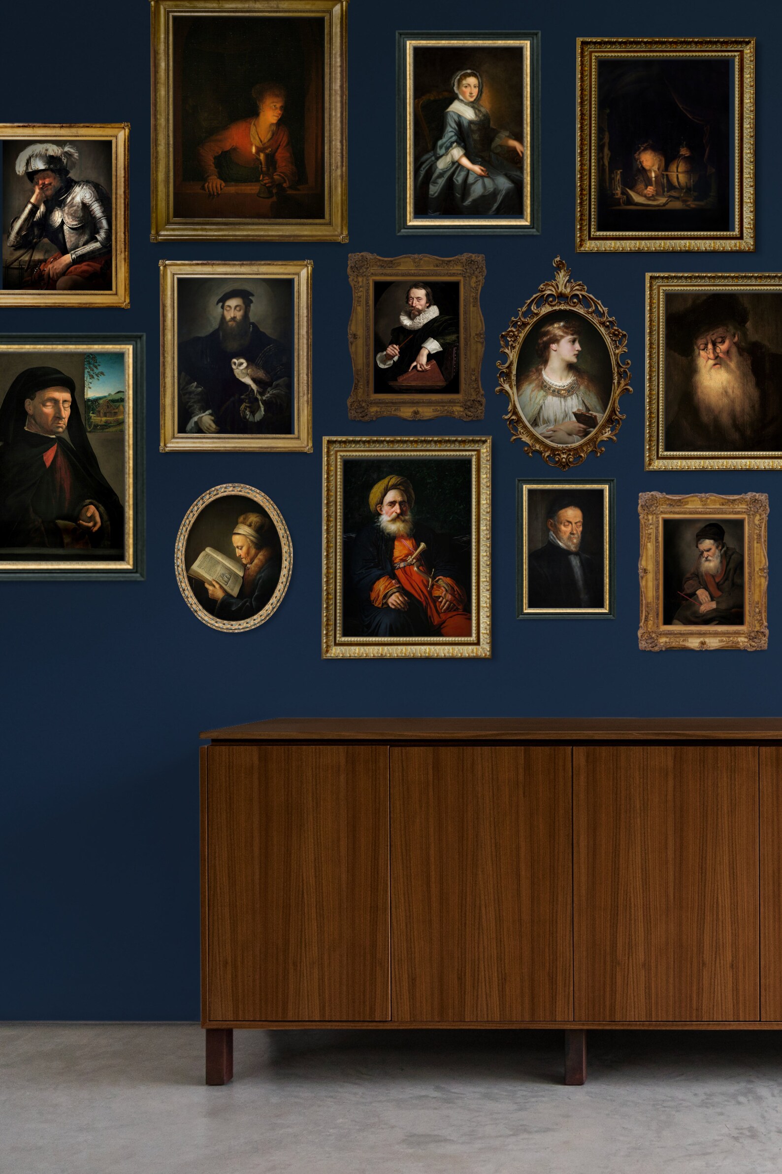 Wizard Portraits SET OF 8 Magical Wall Decor Printable - Etsy