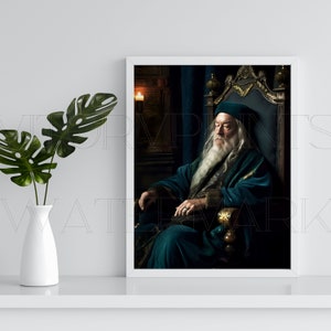 Headmaster Portrait | With / Without Printable Frame | Magical Party ...