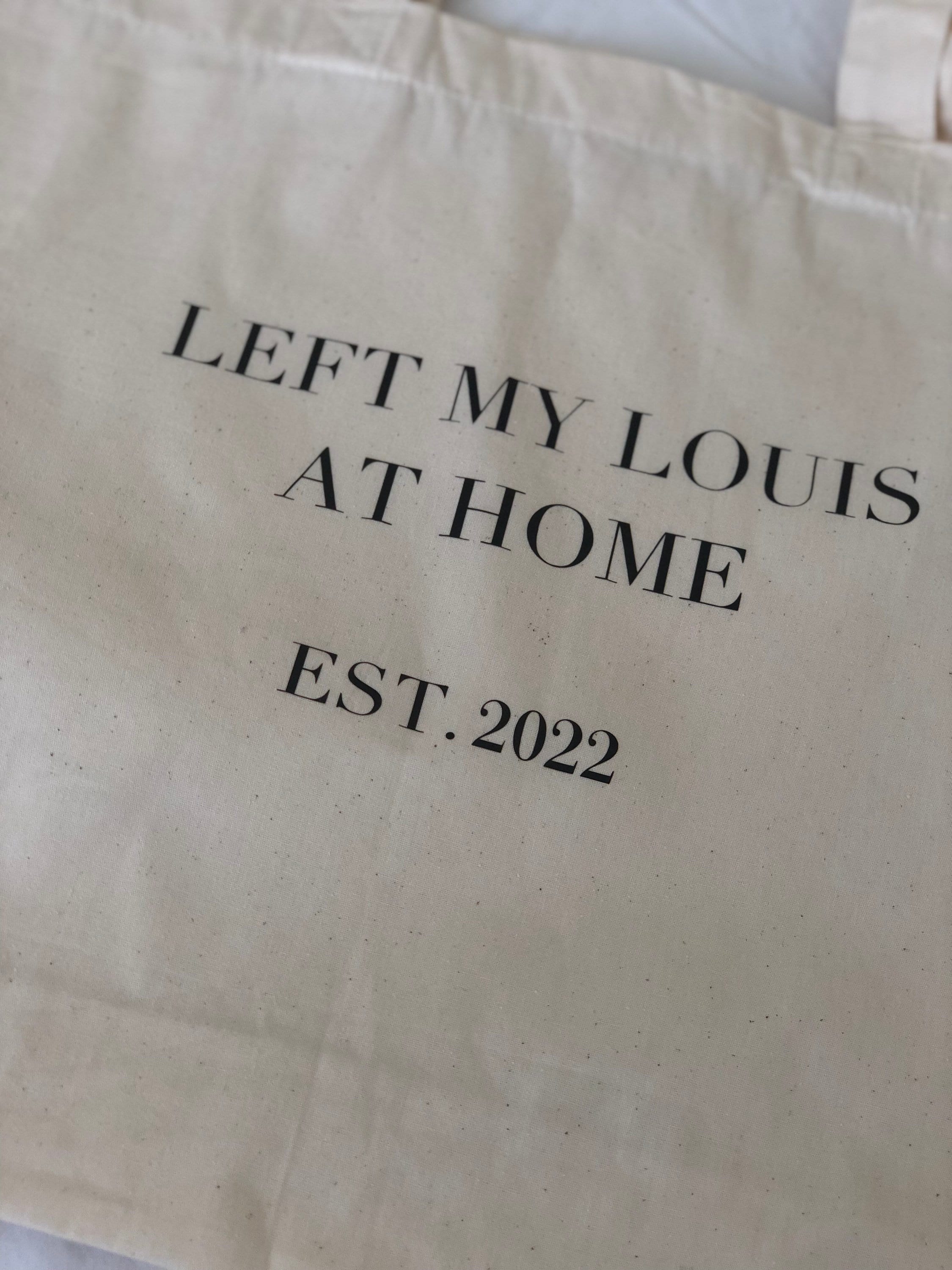 Left My Louis Tote Bag - Etsy