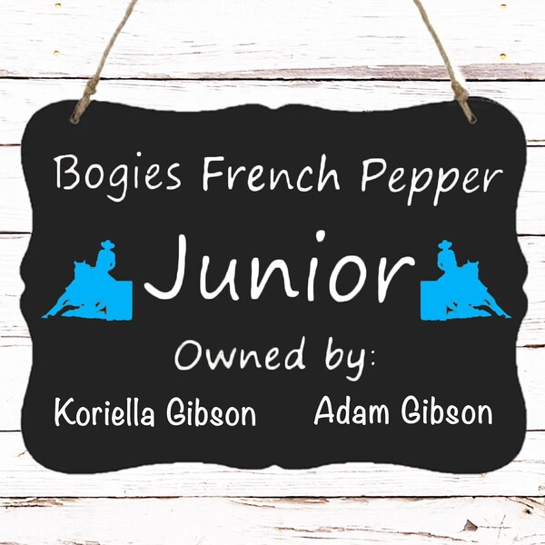 Horse Stall Signs - Etsy