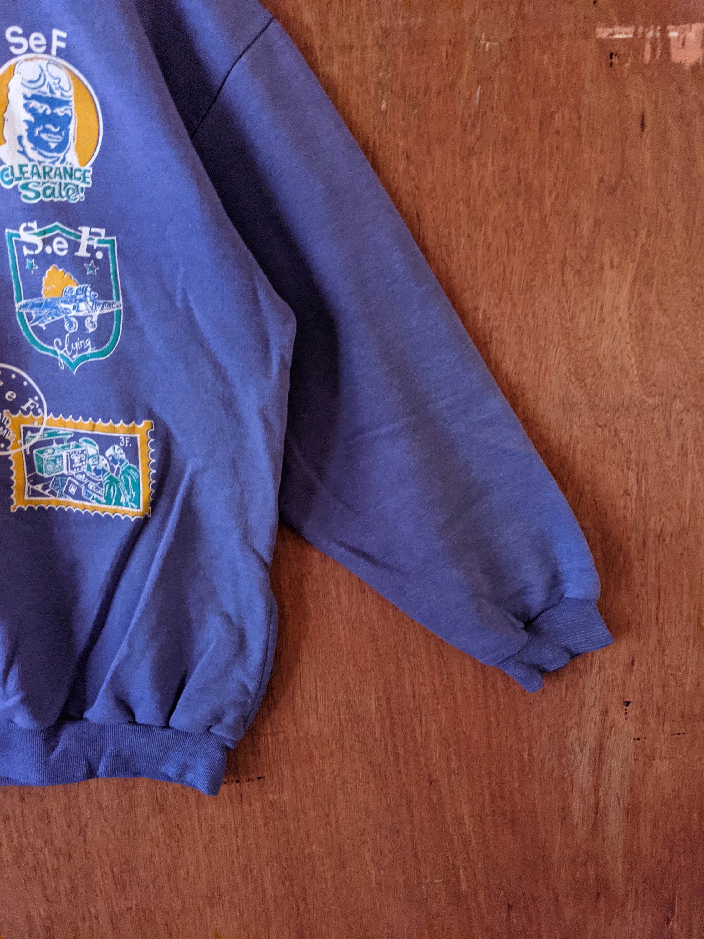 Vintage SEF Flying Airplane Sweatshirt SEF Crewneck SEF Sweater ...