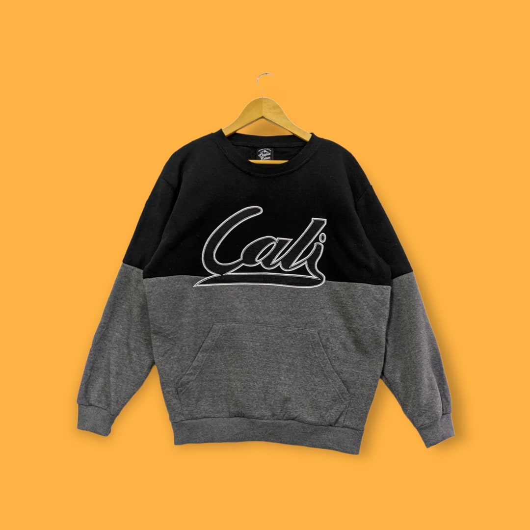 Cali Colourblock Streetwear Cali Crewneck Cali Sweater Pullover ...