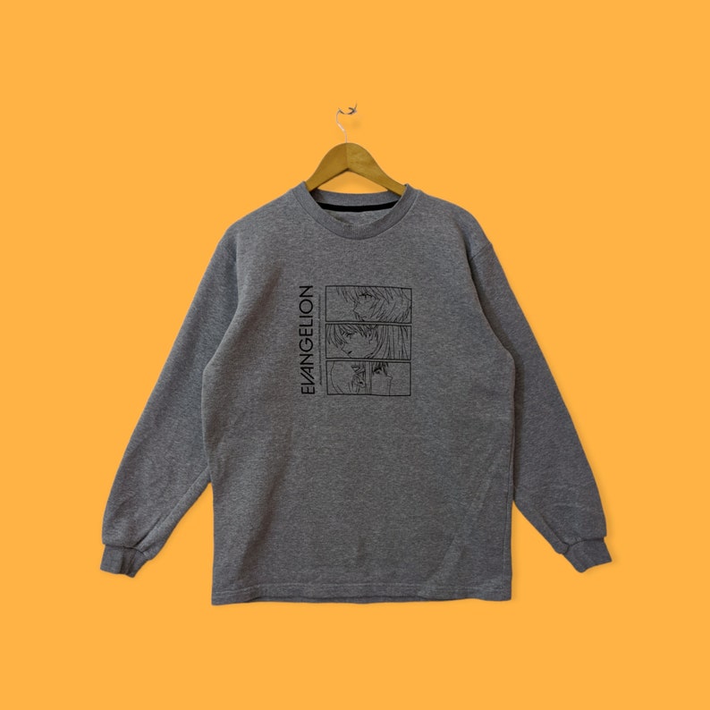 Neon Genesis Evangelion Eva 01 02 Sweatshirt Evangelion Crewneck ...