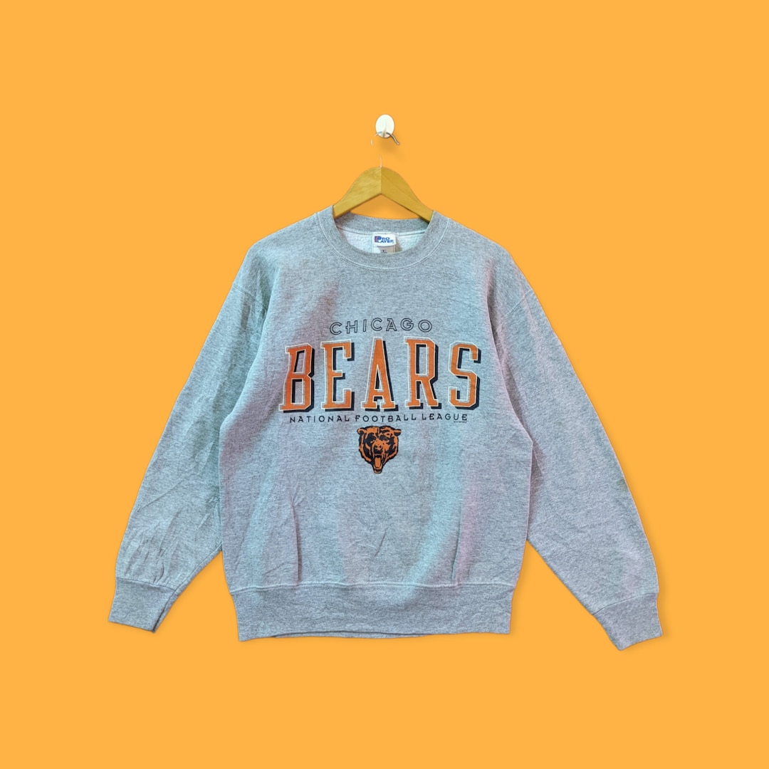 Vintage Chicago Bears Big Logo Sweatshirt Chicago Bears Crewneck ...