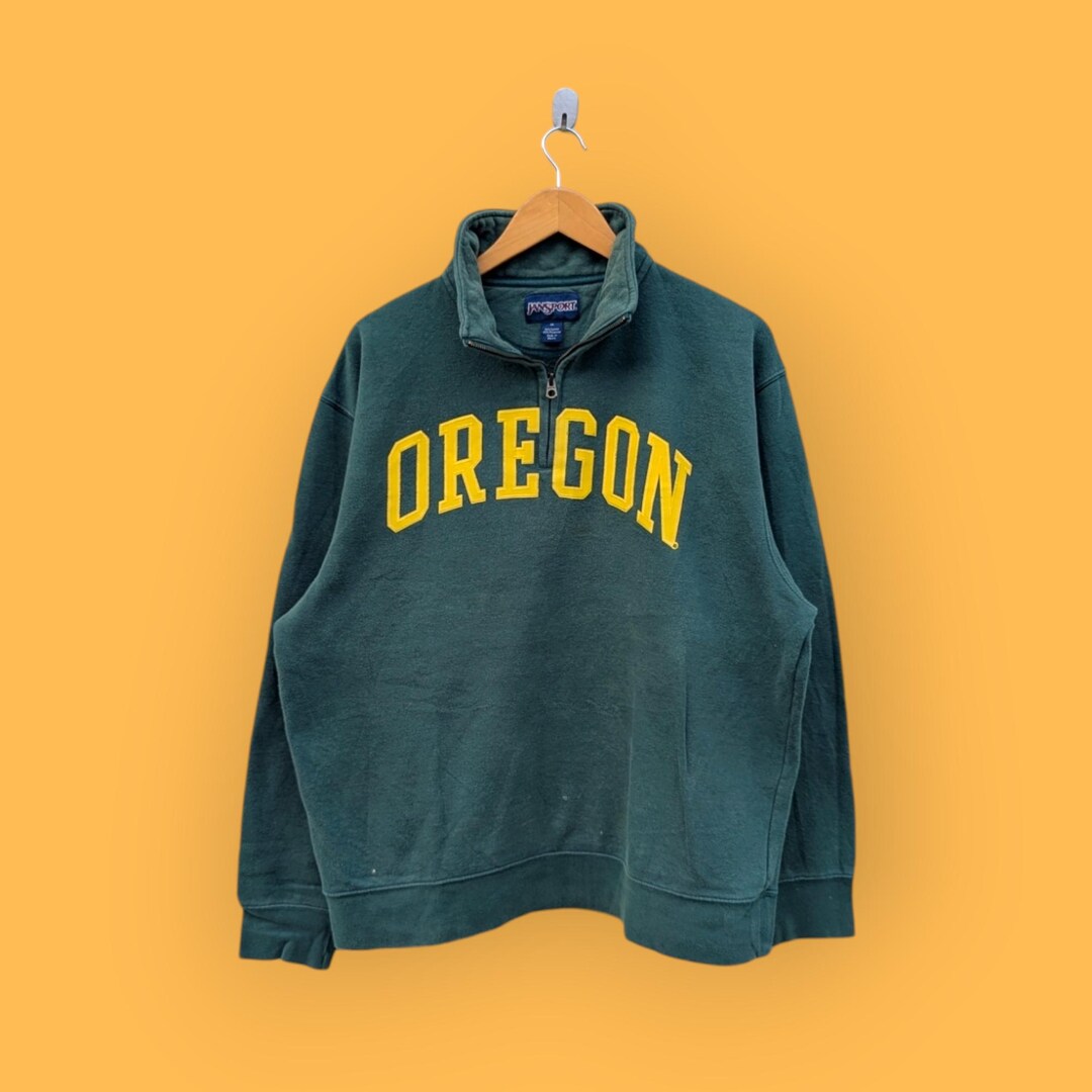 Vintage Oregon Ducks Sweatshirt Embroidered Logo Crewneck Oregon Ducks ...