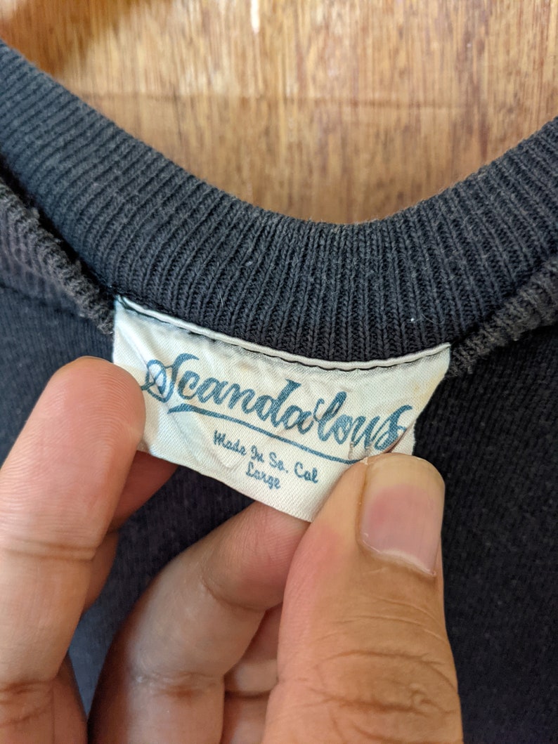 Vintage Scandalous Artwork Drawing Sweatshirt Scandalous Crewneck ...