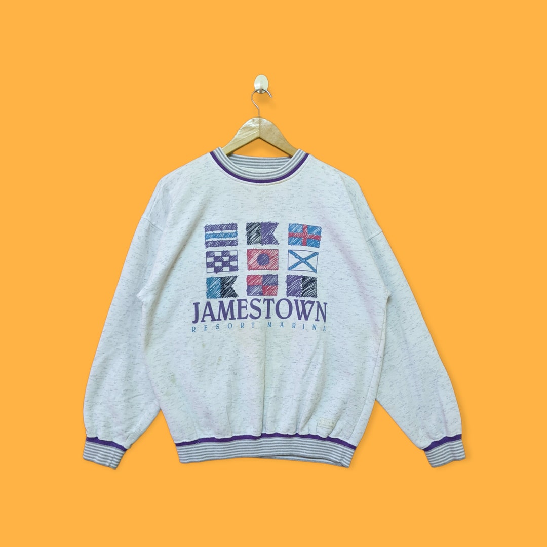 Vintage Jamestown Resort Marina Sweatshirt Jamestown Crewneck Jamestown ...