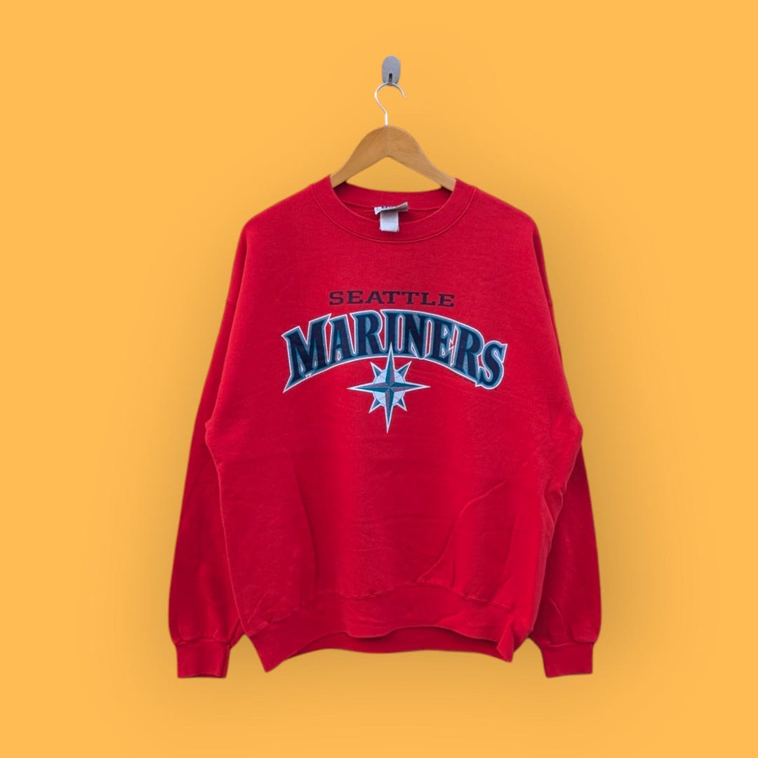 Vintage 1999 Seattle Mariners Sweatshirt Seattle Mariners Crewneck ...